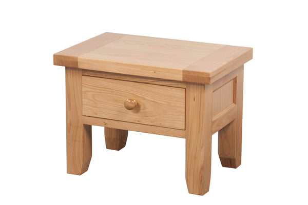 Cotswold Side Table 1 Drawer Table - Price Match Guarantee
