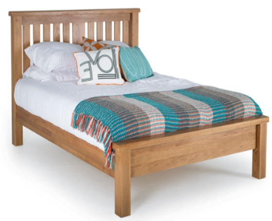 Rustic 4ft 6 Bed Frame - Price Match Guarantee And Free Mainland Delivery